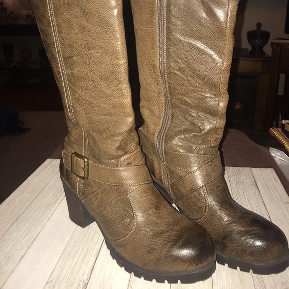 Natural Reflections | Shoes | Natural Reflections Brown Boots | Poshmark